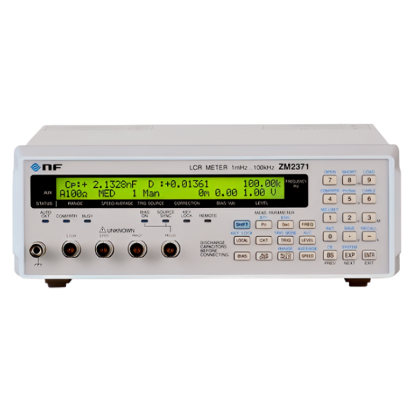 NF รุ่นZM-2371เครื่องวัดความต้านทานขดลวดแบบตั้งโต๊ะ,Benchtop LCR meter ...