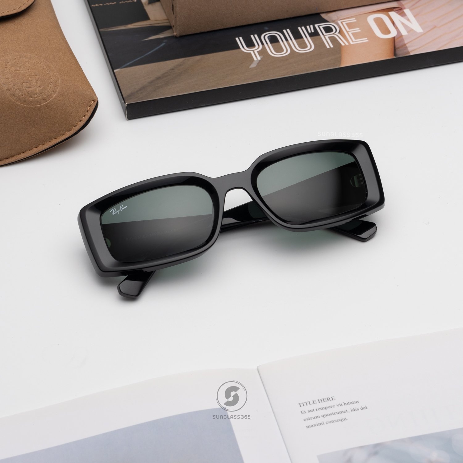 Ray-Ban RB4395F Kiliane 667771 Black