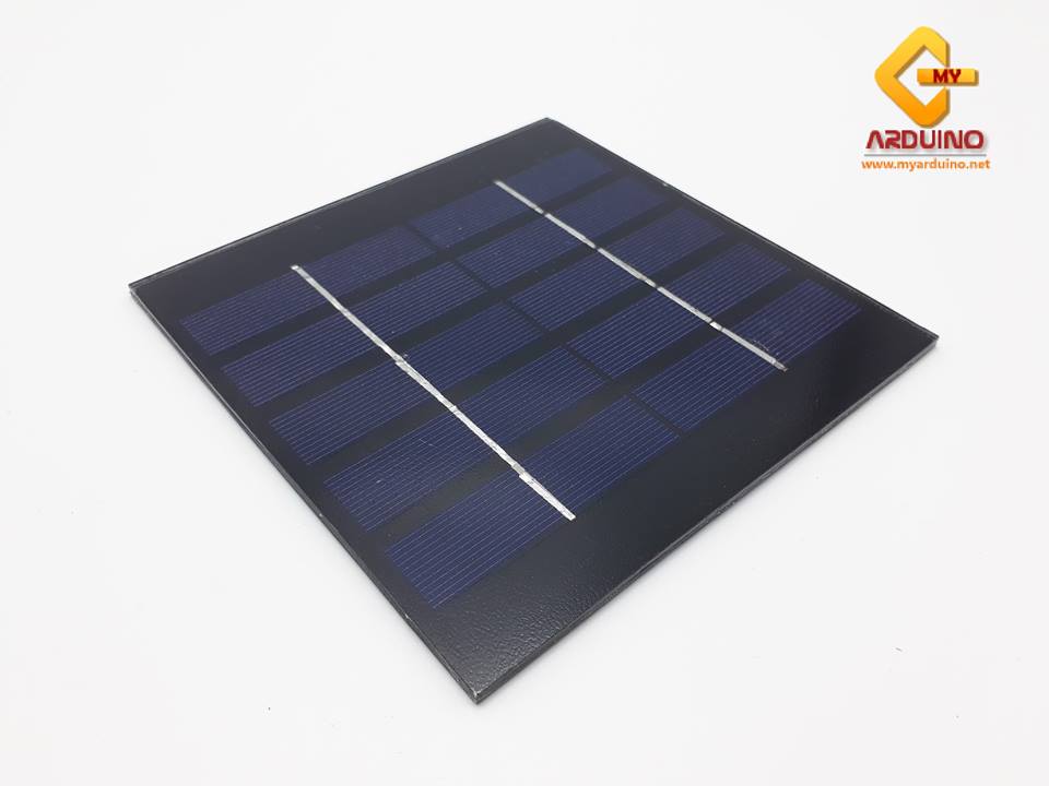 Solar Cell โซล่าร์เซลล์ 5V 400mA 2W 155*155mm - ขาย Arduino อุปกรณ์ ...