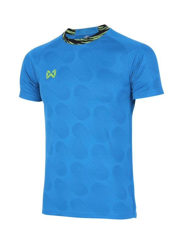 WARRIX ลิขสิทธิ์แท้100% เสื้อกีฬา FLASH TRAINING SHIRT WA-234FBACL01 เสื้อซ้อมกีฬาแขนสั้น ตัดต่อ ...
