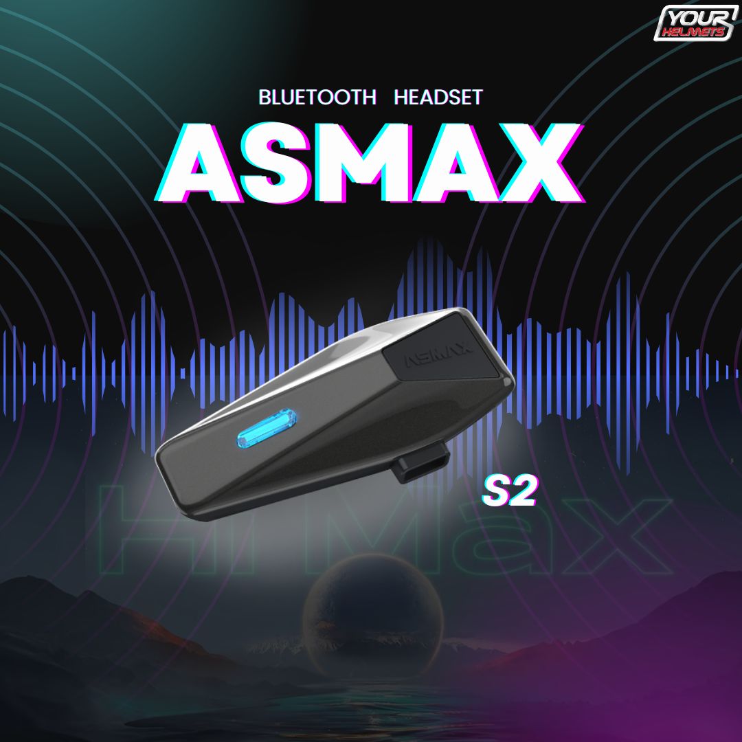 บลูทูธติดหมวกกันน็อค ASMAX รุ่น S2 - หมวกกันน็อค YourHelmetshop Shark ...