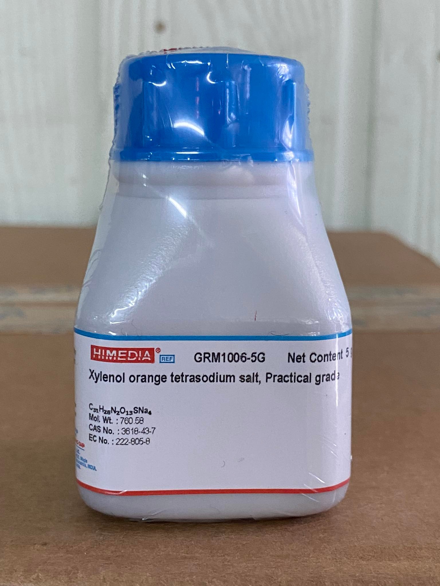 Xylenol orange tetrasodium salt (5 กรัม/ขวด) ยี่ห้อ Hi-media, india ...